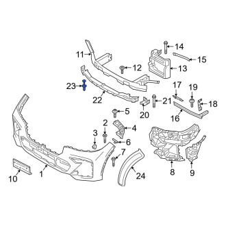 BMW X7 OEM Bumpers | Genuine Front & Rear Bumpers — CARiD.com