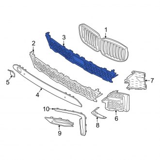 BMW X7 Replacement Grilles | Moldings, Brackets - CARiD.com