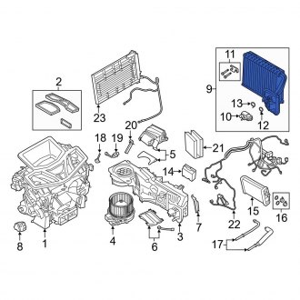 BMW X7 A/C Evaporators & Components | Drains, Cores — CARiD.com