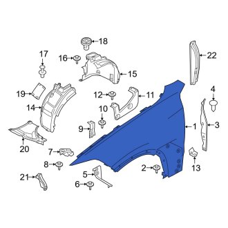 BMW X7 Front & Rear Fenders | Patch Panels, Extensions — CARiD.com