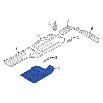 BMW X7 Underbody Covers | Splash Shields — CARiD.com