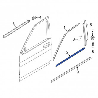 BMW X7 Door Moldings - Side, Edge, Belt | CARiD