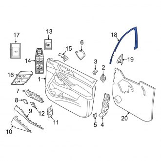 BMW Window Trim | Moldings, Pillar Posts, Sills — CARiD.com