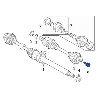 BMW X1 OEM Driveline & Axle Parts | Hubs, CV-Joints — CARiD.com