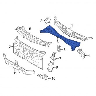 BMW X2 Cowl Panels & Parts | Vent Grills — CARiD.com