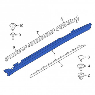 BMW X2 Replacement Rocker Panels – CARiD.com
