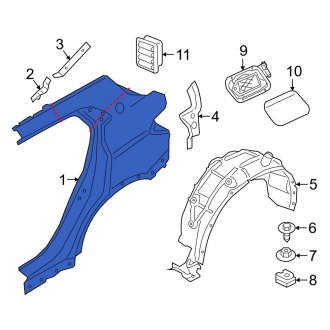 BMW X2 Replacement Quarter Panels — CARiD.com