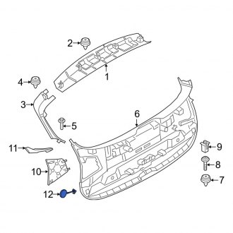 BMW X2 Trunk & Tailgate Moldings — CARID.com