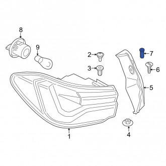 BMW X1 OEM Lighting | Headlights, Fog & Tail Lights — CARiD.com