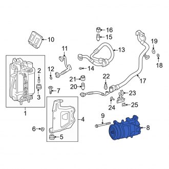 BMW 8-Series OEM A/C & Heating Parts | Systems, Compressors — CARiD.com