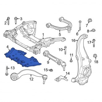 BMW 8-Series Underbody Covers | Splash Shields — CARiD.com