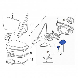 BMW OEM Mirrors | Factory Towing & Side View Mirrors — CARiD.com