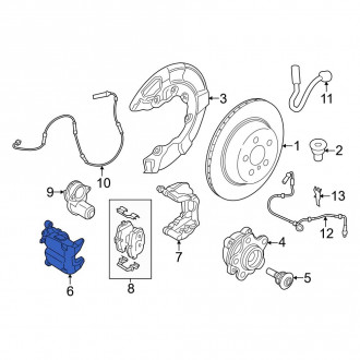 BMW 8-Series OEM Brake Parts | Pads, Bleeders, Rotors — CARiD.com