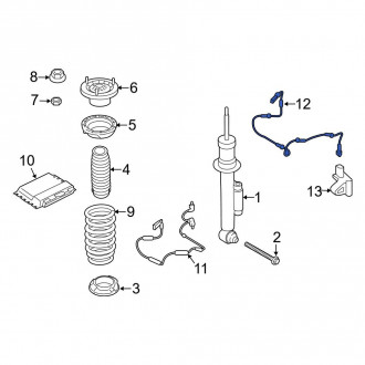 BMW 7-Series Suspension Self-Leveling Sensors — CARiD.com