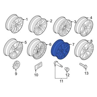 BMW 8-Series Replacement Factory Wheels & Rims - CARiD.com