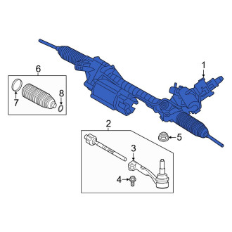 BMW 8-Series Rack & Pinion Steering Systems, Parts — CARiD.com