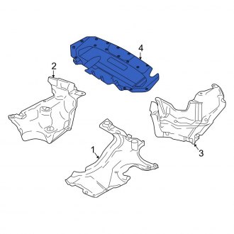 BMW 8-Series Underbody Covers | Splash Shields — CARiD.com