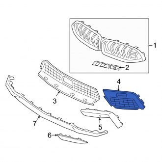 BMW 8-Series OEM Grilles | Factory Billet & Mesh Grilles — CARiD.com
