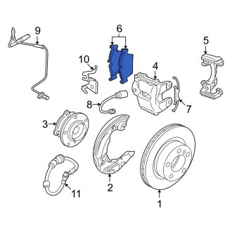 BMW OEM Brake Parts - Pads, Bleeders, Rotors, Lines | CARiD
