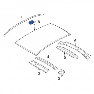 BMW OEM Roofs & Parts | Panels, Drip Rails, Braces — CARiD.com