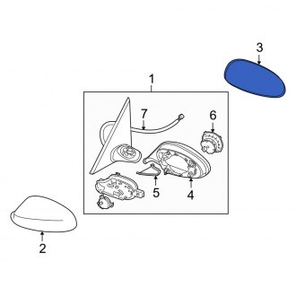BMW 1-Series Replacement Mirror Glass | CARiD