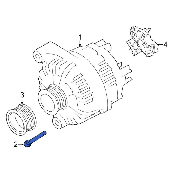 BMW OE 12310392568 - Alternator Bolt