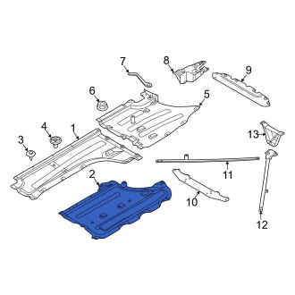 BMW X4 Underbody Covers | Splash Shields — CARiD.com