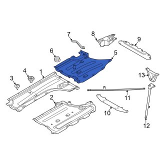 BMW X4 Underbody Covers | Splash Shields — CARiD.com