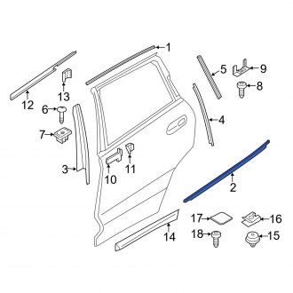 BMW X4 OEM Window Parts | Visors, Regulators — CARiD.com