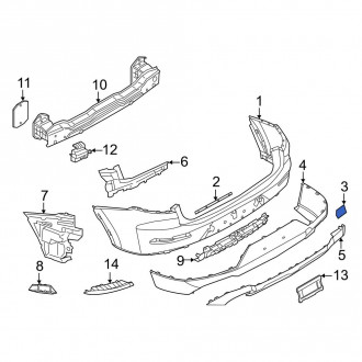 BMW X4 Bumper Inserts & Covers | Front, Rear — CARiD.com