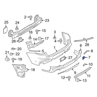 BMW X4 Bumper Inserts & Covers | Front, Rear — CARiD.com