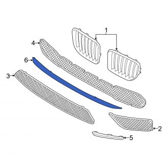 BMW X1 Replacement Bumper Moldings & Trim — CARiD.com