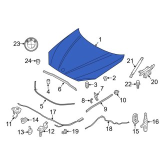 BMW X1 Replacement Hood Panels — CARiD.com