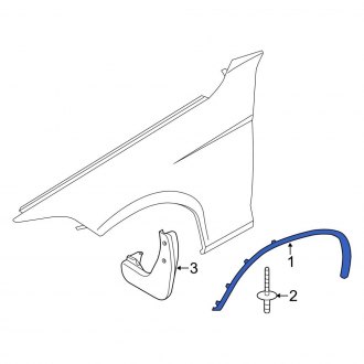 BMW X1 Replacement Fender Moldings & Trim — CARiD.com