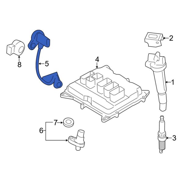 BMW OE 13627595860 - Engine Crankshaft Position Sensor