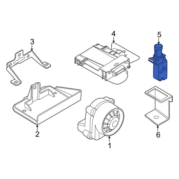 BMW OE 61319119052 - Hood Contact Switch