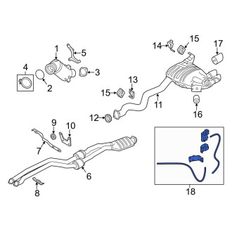 BMW X1 OEM Exhaust Parts | Systems, Tips, Pipes — CARiD.com