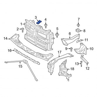 BMW X1 Header Panel Brackets & Hardware — CARiD.com