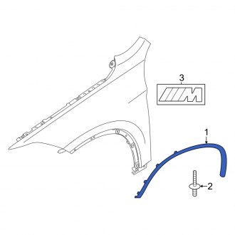 BMW X1 Replacement Fender Moldings & Trim — CARiD.com