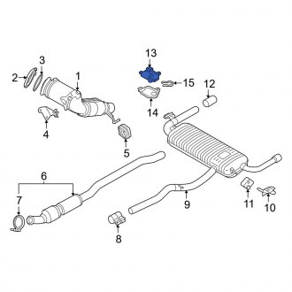 BMW X1 OEM Exhaust Parts - Systems, Tips, Pipes | CARiD
