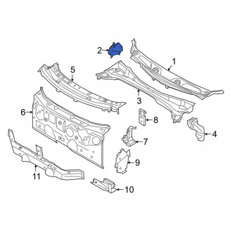 BMW X2 Replacement Hood Hardware — CARiD.com
