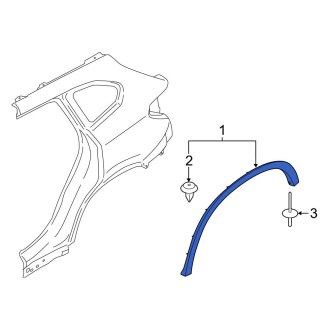 BMW X1 Replacement Fender Moldings & Trim — CARiD.com