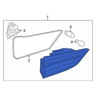 BMW X1 OEM Tail Lights | LED, Fiber Optic — CARiD.com
