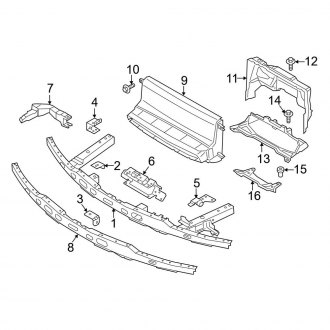 2021 BMW i3 Radiator Supports — CARiD.com