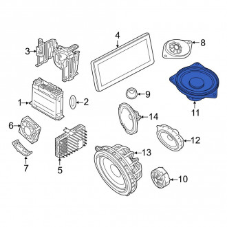 BMW X1 OEM Audio & Electronics | Speakers, Stereos — CARiD.com