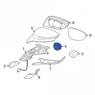 BMW 6-Series OEM Mirrors | Towing, Side & Rear View — CARiD.com