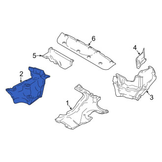 BMW 6-Series Underbody Covers | Splash Shields — CARiD.com