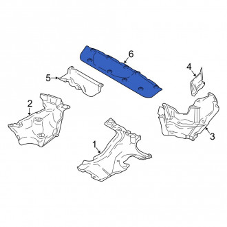 BMW 6-Series Underbody Covers | Splash Shields — CARiD.com