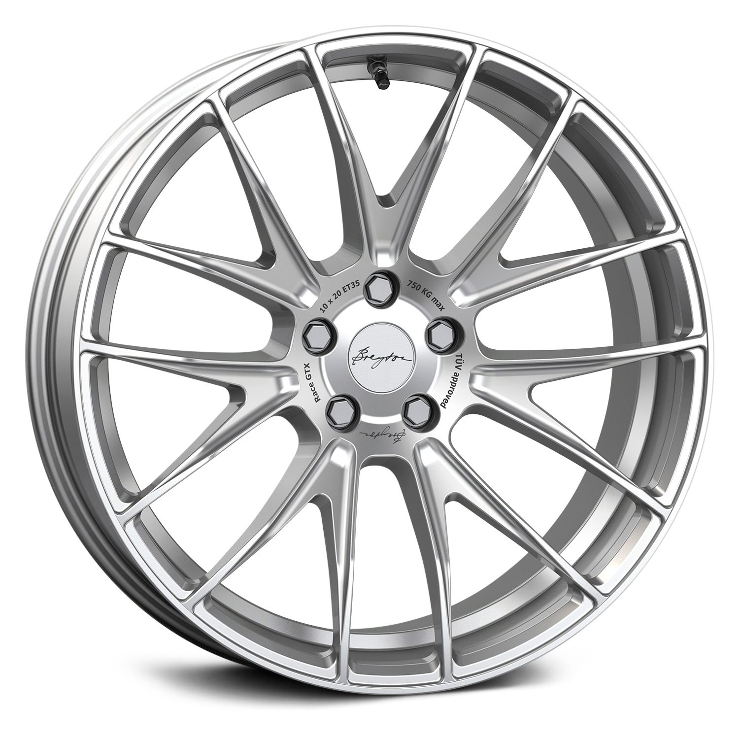 BREYTON WHEELS® RACE GTX Wheels - Hyper Silver Rims