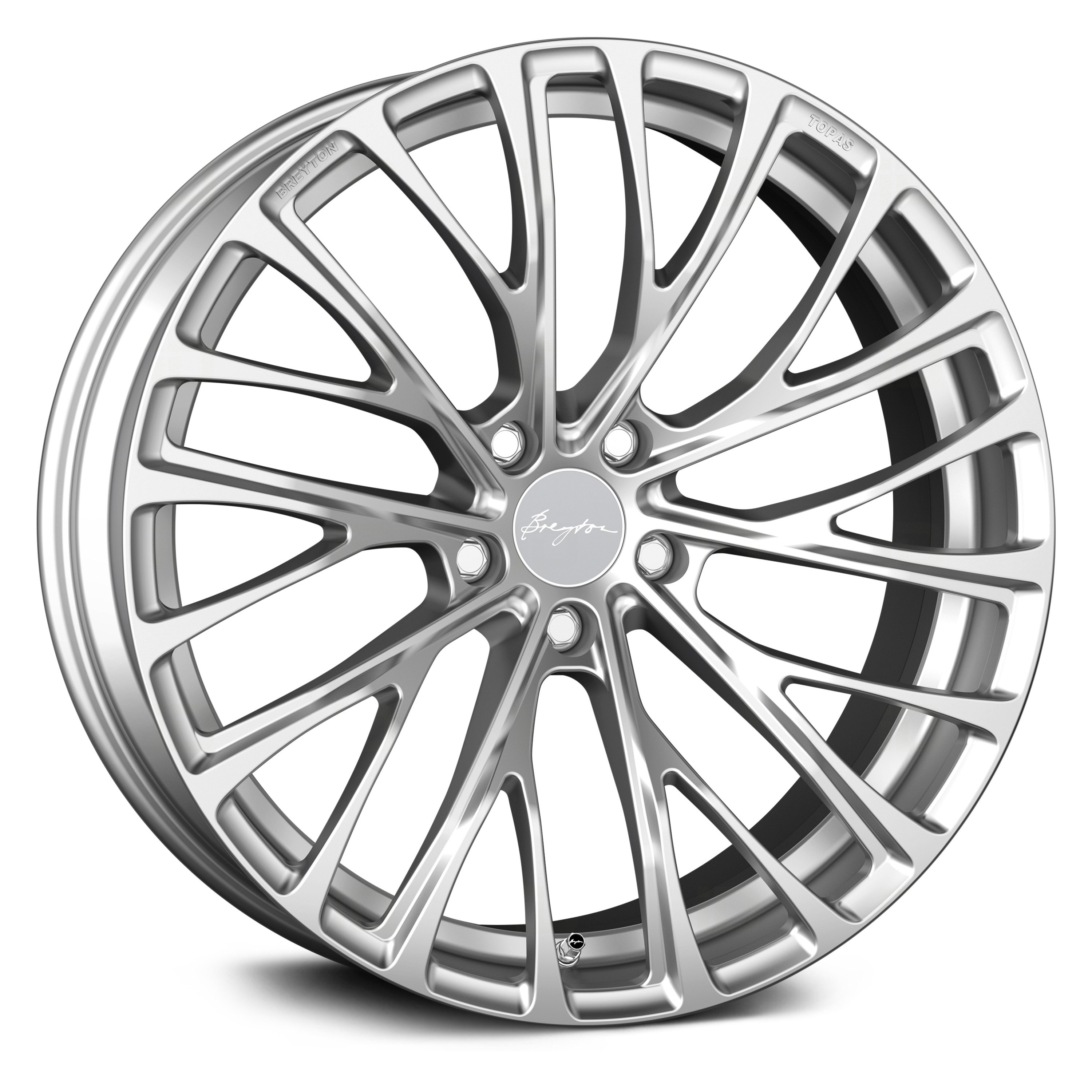 BREYTON WHEELS® TOPAS Wheels - Hyper Silver Rims